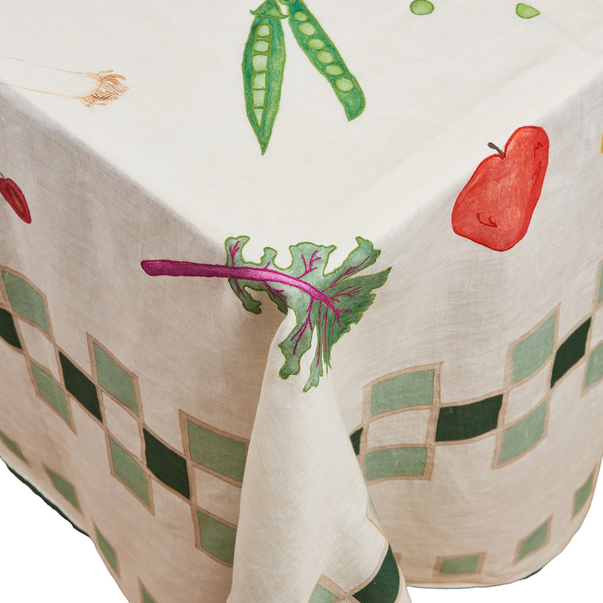 Still Life Linen Tablecloth in Green – Misette