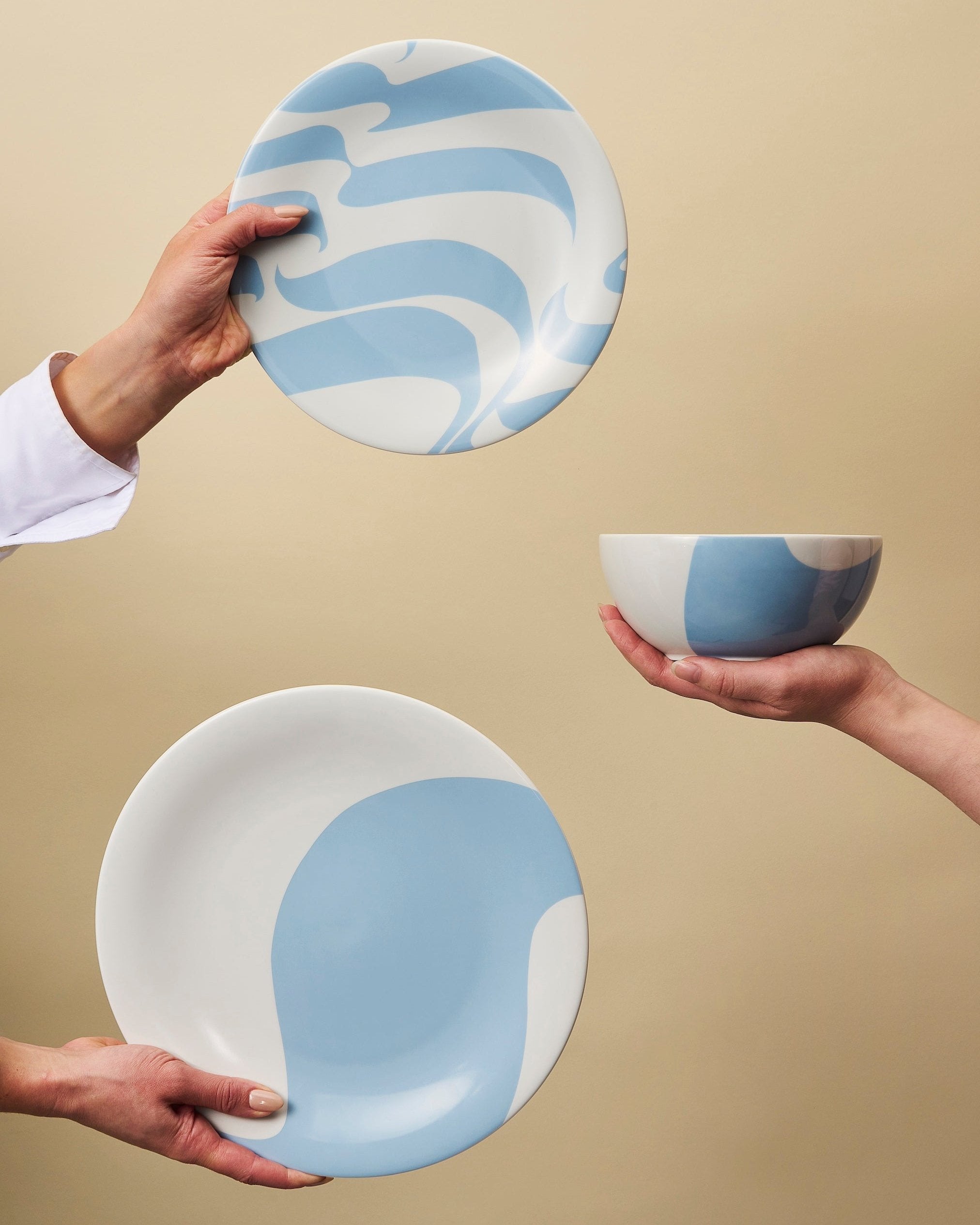 Misette Colorblock Dinner Plates (Set of 4)