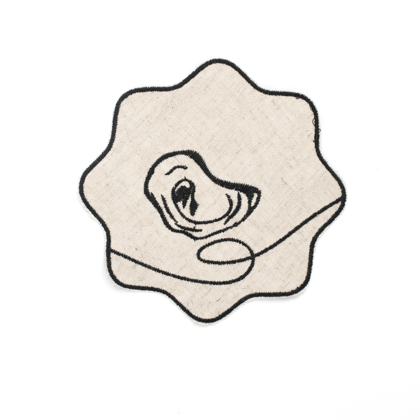 Line Drawing Embroidered Linen Coasters (Set of 4) – Misette